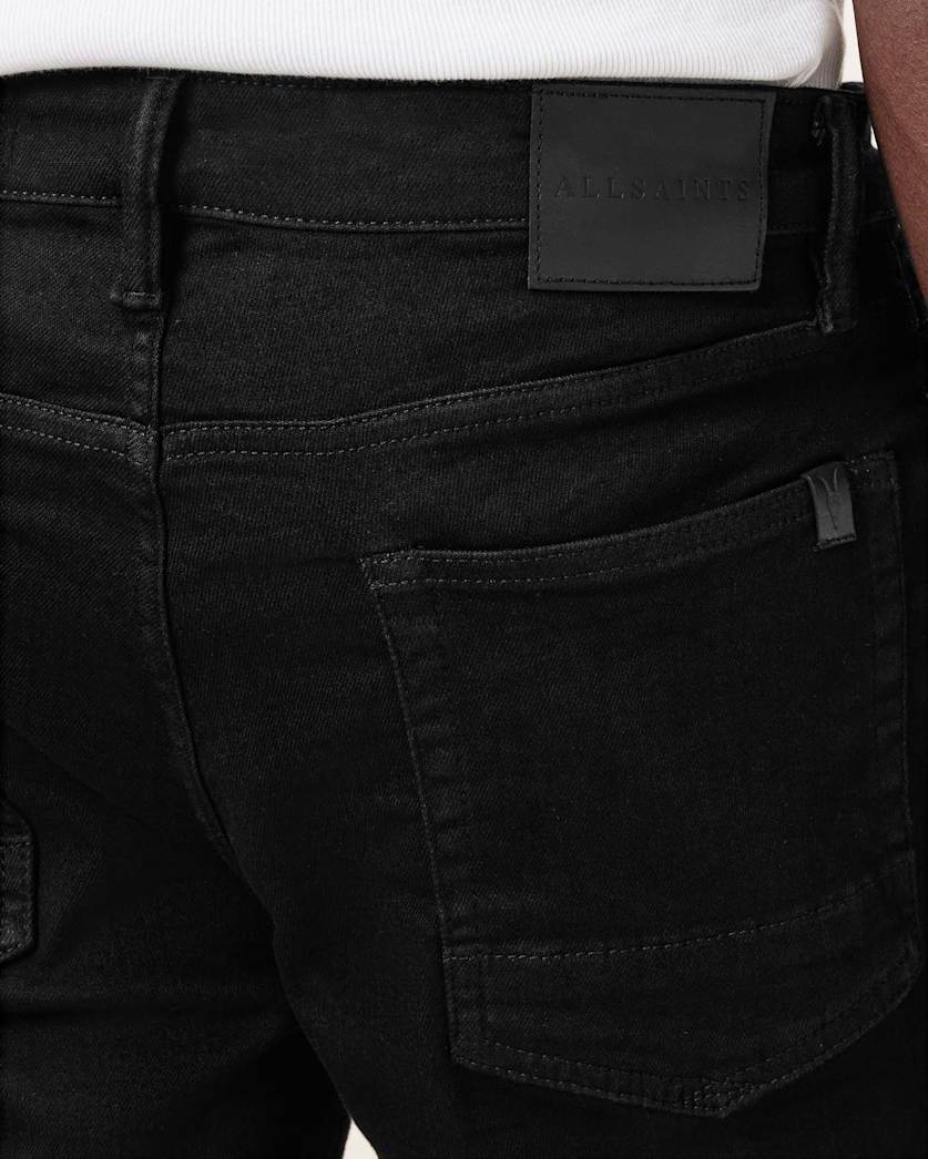 Sid Skinny Fit Denim Jeans Jet Black | ALLSAINTS